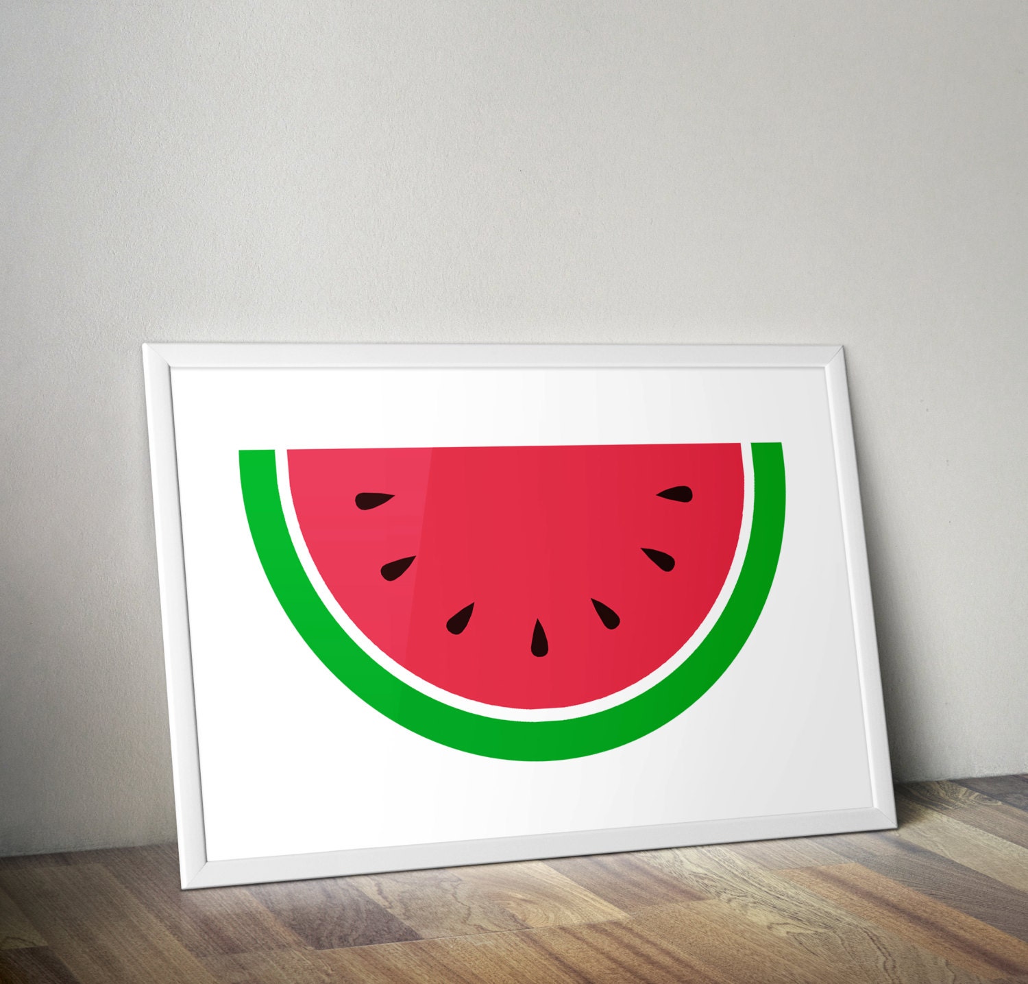 Watermelon Print - Printable Art - Kitchen Print - Kids Room Print ...