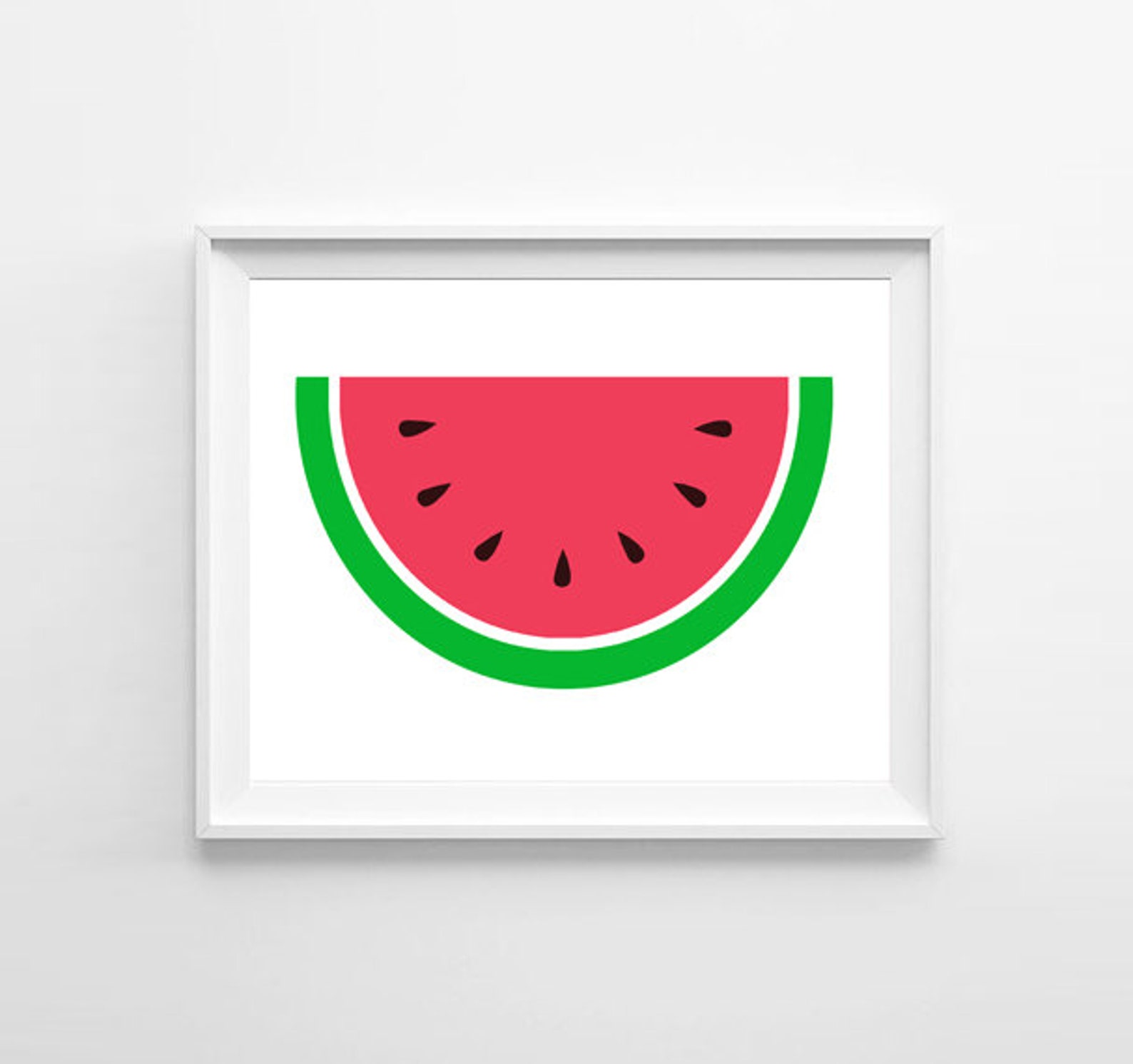 Watermelon Print - Printable Art - Kitchen Print - Kids Room Print ...