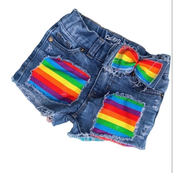 Rainbow Shorts - Etsy