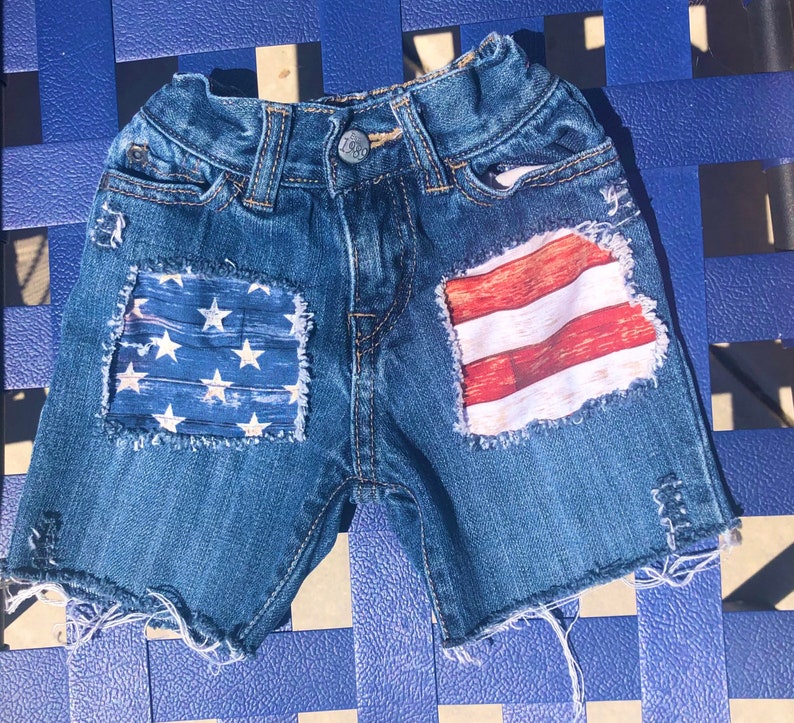 4th of July Shorts Distressed 4th of July Shorts American - Etsy