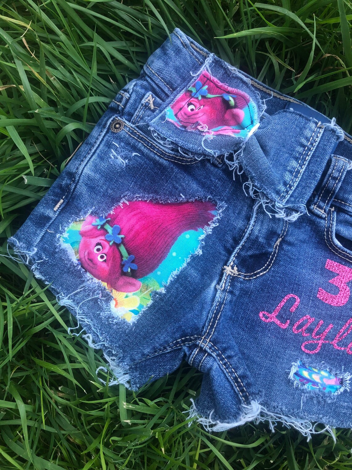 Poppy Troll Birthday Trolls World Tour Shorts Trolls Fabric | Etsy