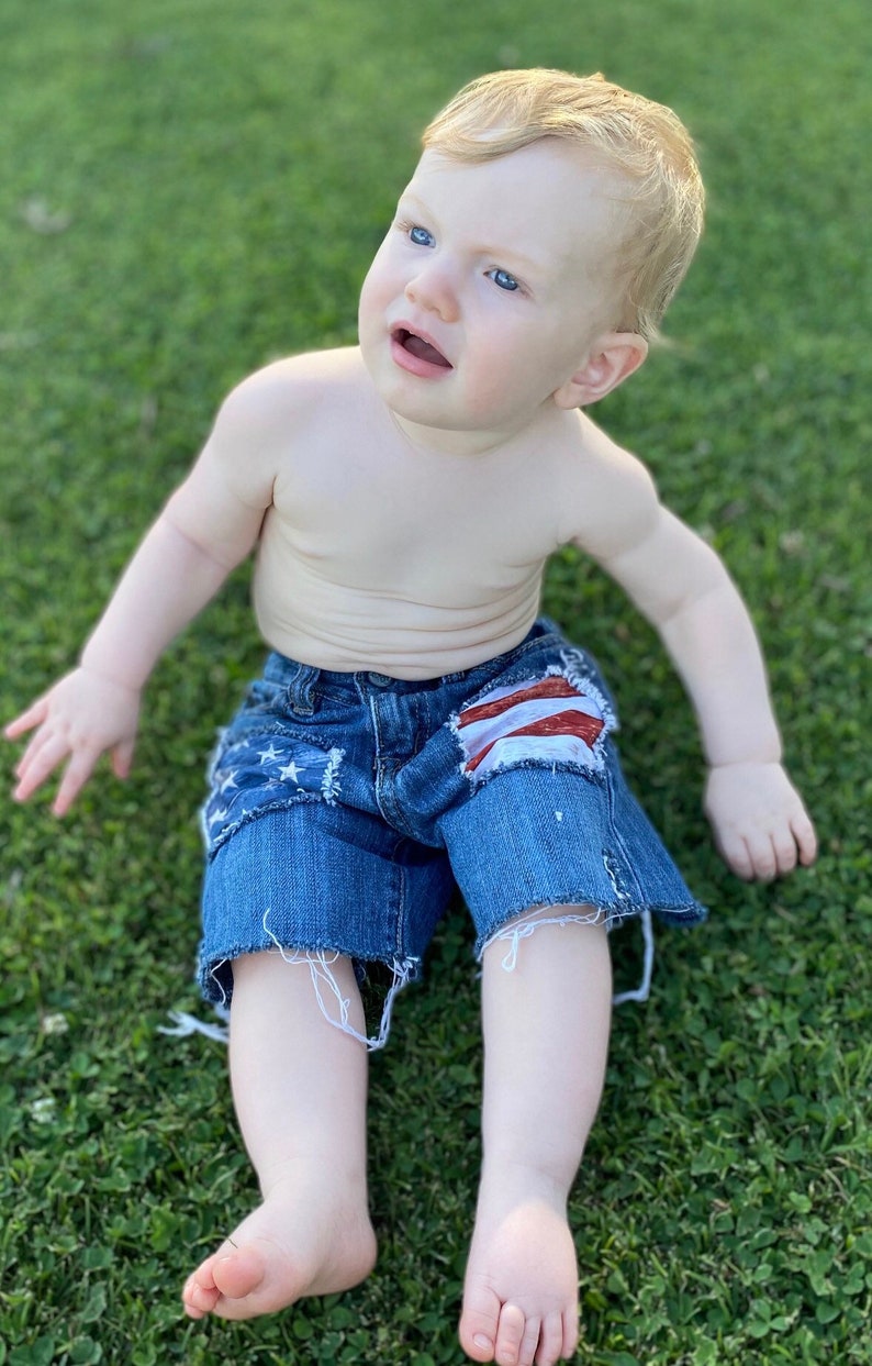 4th of July Shorts Distressed 4th of July Shorts American - Etsy