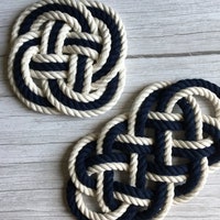 Rope Trivet, Nautical Rope Mat, Thump Mat, Colorful Trivet, Cooling Mat ...