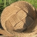 Large Jute Rope Bowl Basket Natural Fiber for Rustic Nautical Primitive ...