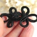 Miniature Frog Closure Small Black Button Closure Doll Clothes Infant ...