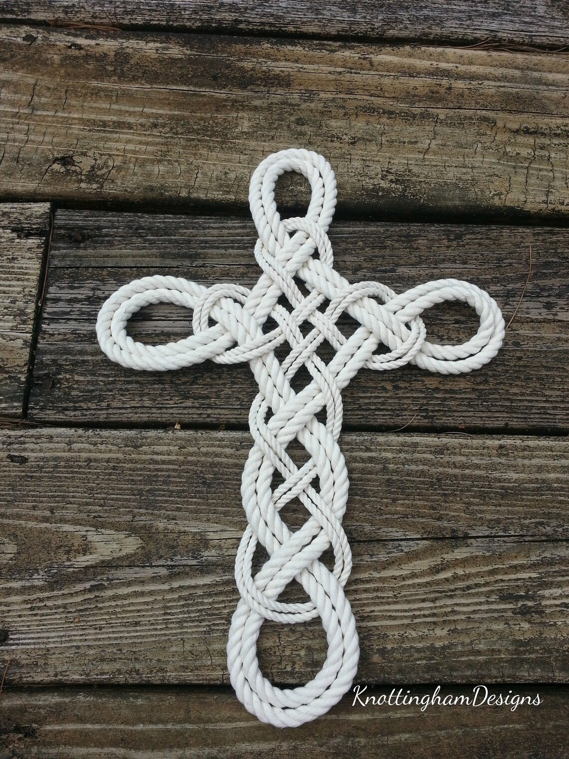 Rope Cross Wedding Ceremony Decor Natural White Cotton - Etsy