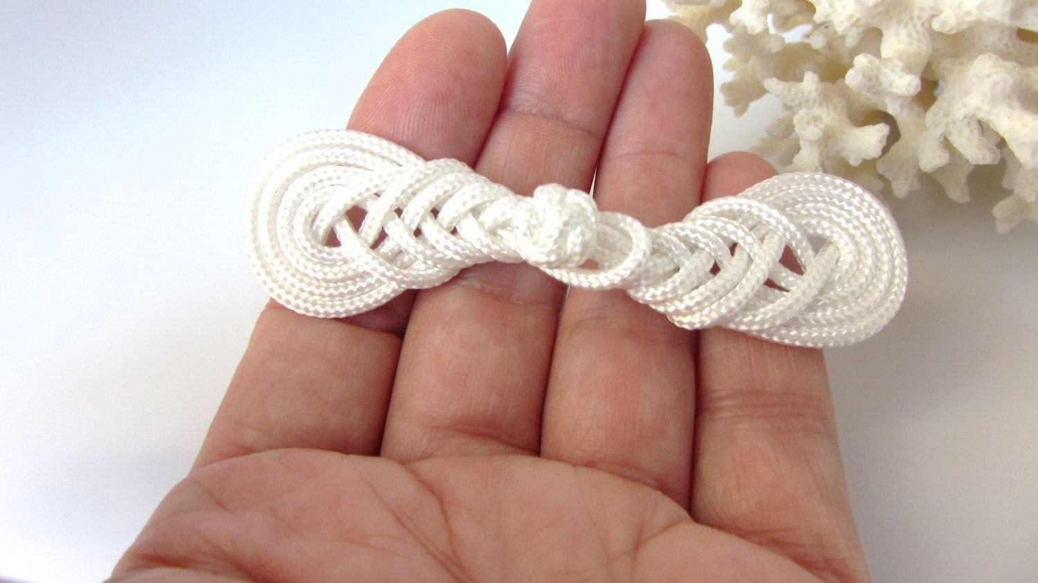 White Frog Closure Poncho Cape Clasp Cloak Clasp Sweater Clasp | Etsy