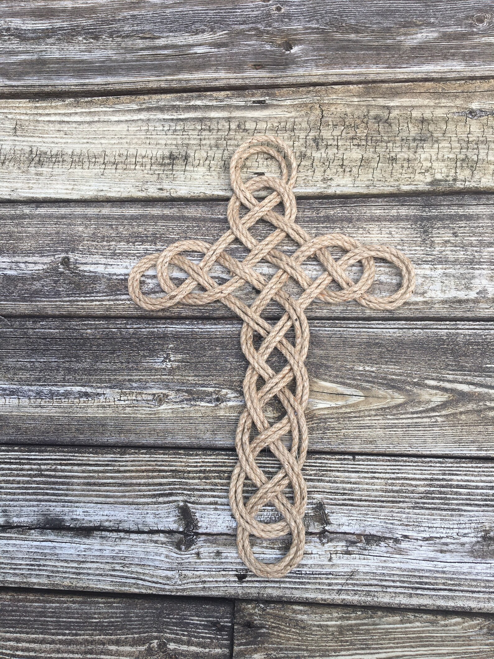 Large Jute Cross for Wedding Ceremony Door Wreath or Home Decor ...