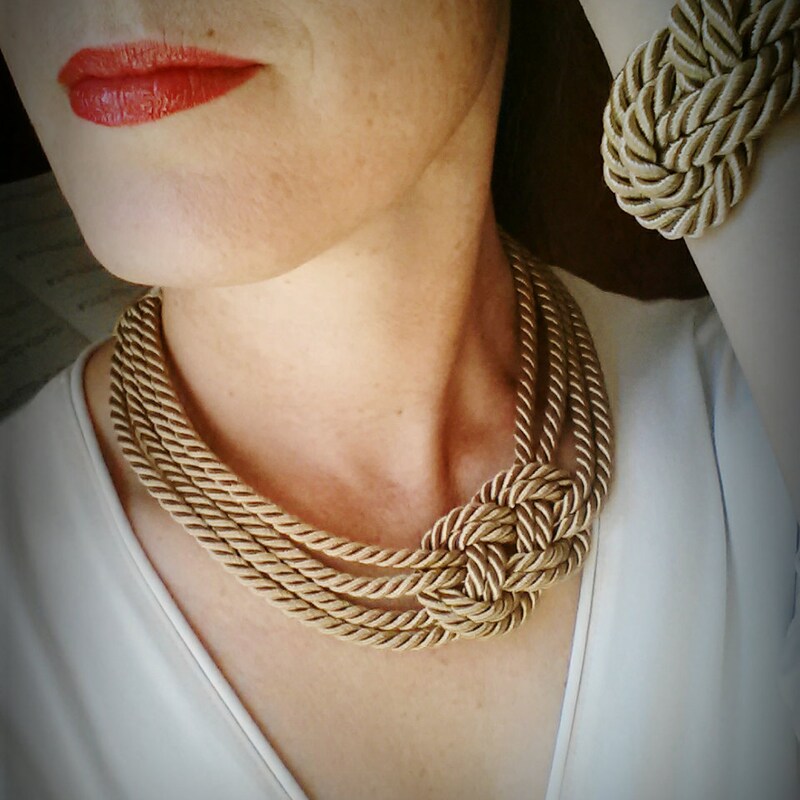 Knot Necklace - Etsy
