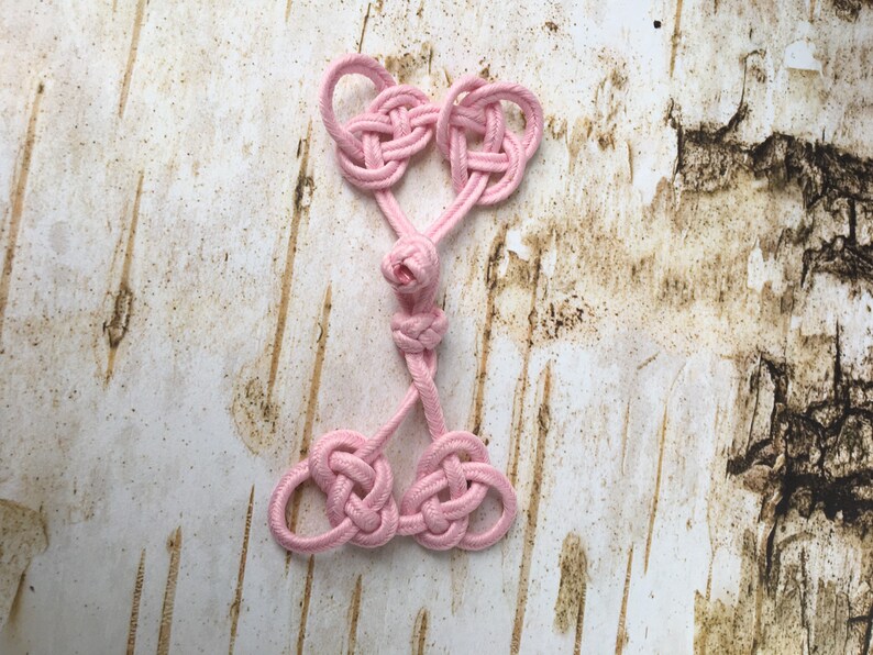 Heart Frog Closure Button Red Heart Shaped Clasp for Cosplay Costume ...