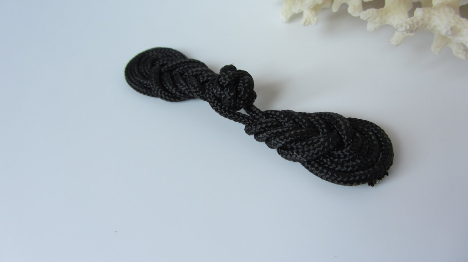 Chinese Frog Closure Hand Tied in Black Braided Cord Coat - Etsy