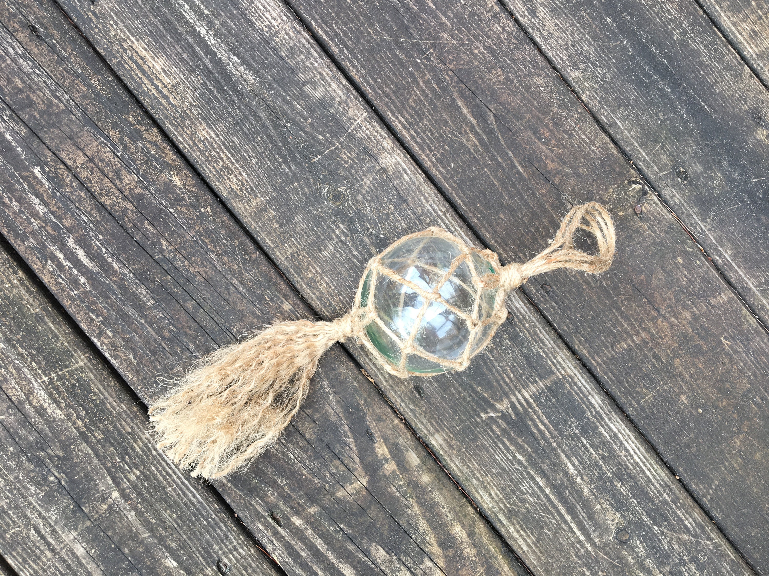Nautical Glass Ornament Fishing Bobber Buoy Christmas Ornament Beach ...