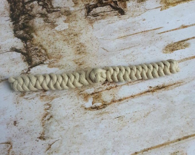 Natural Cotton Frog Closure Military Bar Style Craft Purse Latch Button ...