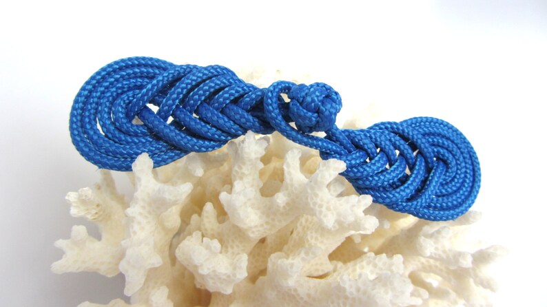 Blue Frog Closure Marine Blue Coat Button Vest Button Cloak - Etsy