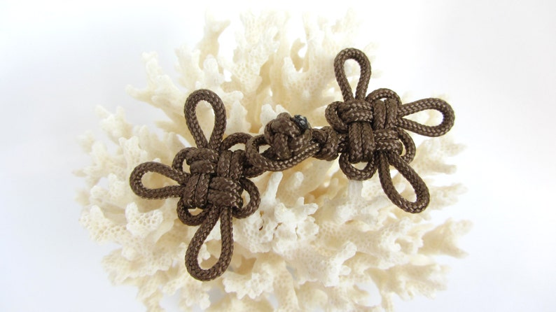 Frog Closure Brown Coat Button Historical Clothing Cape Clasp - Etsy