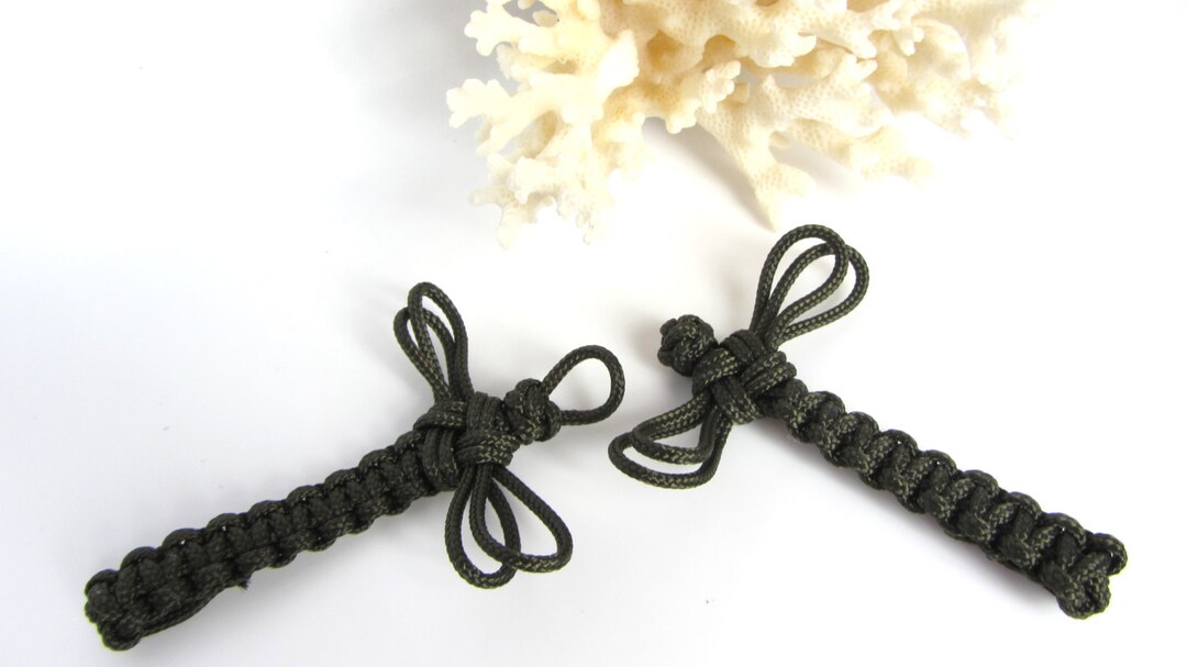 Frog Closure Dragonflies Kissing Hand Tied Knots Olive Drab Cord ...