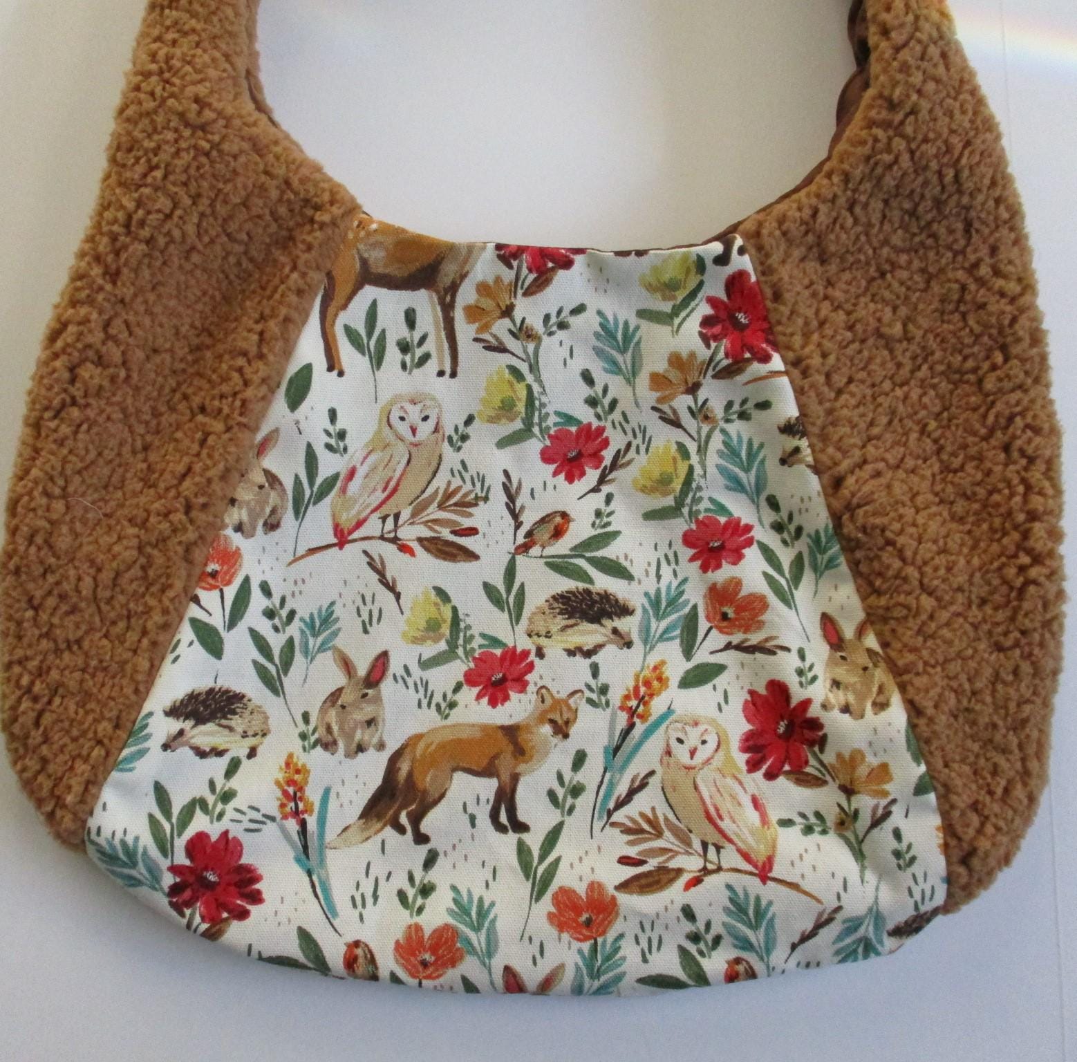 Hobo Bag, Sherpa Bag, Forest Animals, Slouch Bag, Shoulder Bag, Project ...