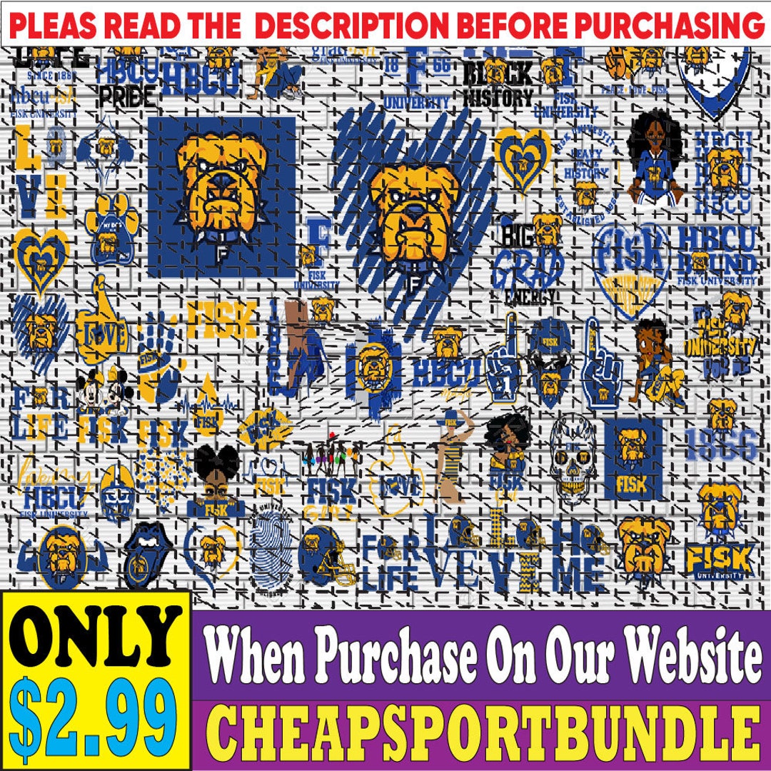 Fisk University Svg HBCU Svg Collections HBCU Svg Football - Etsy