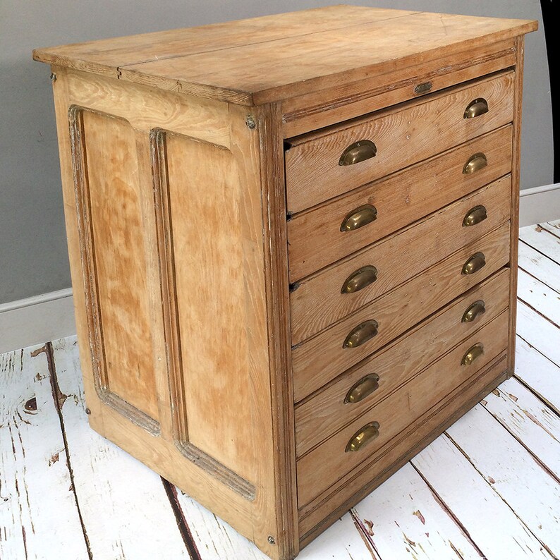 SOLD! Industrial Style Printers Drawers - Etsy UK