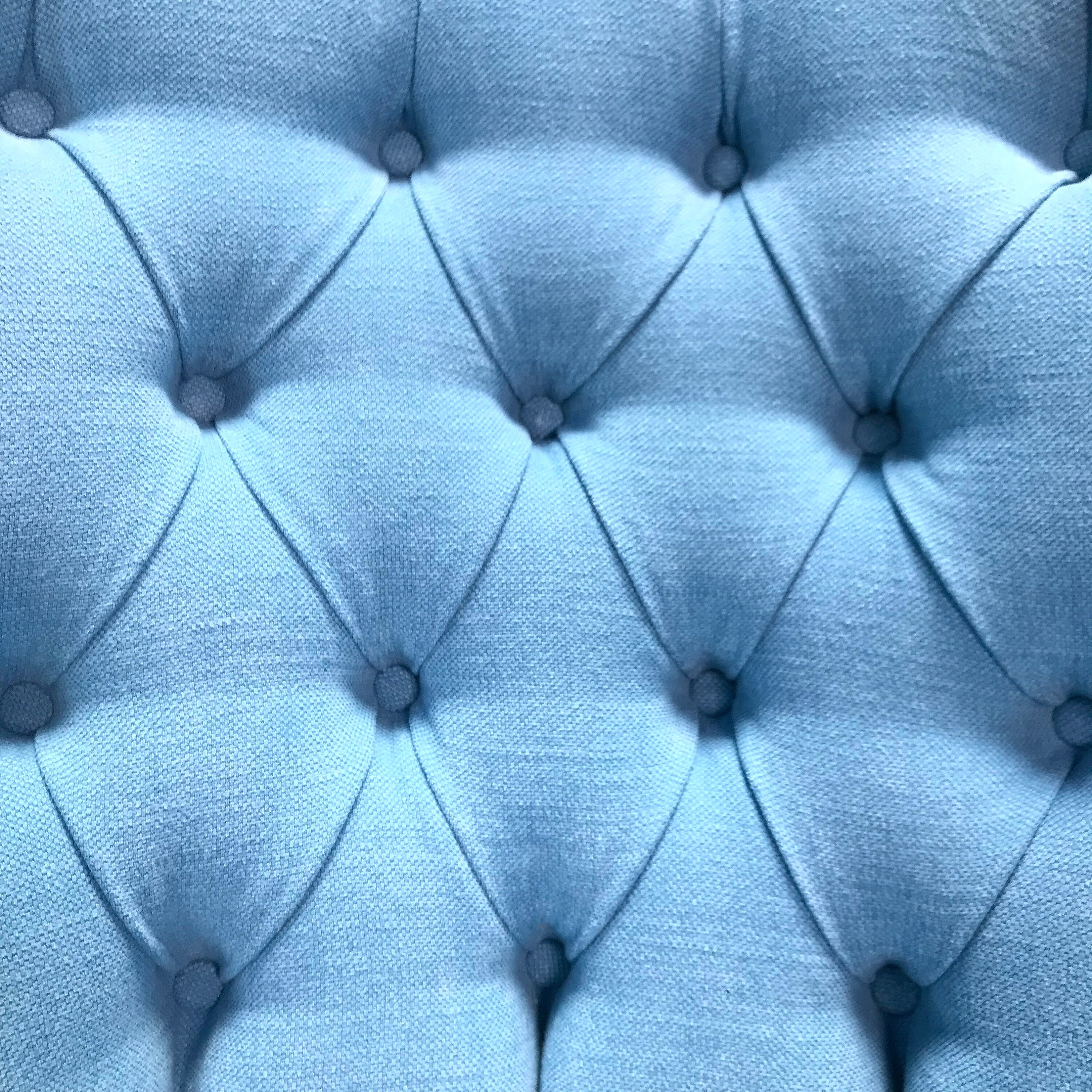 Blue Loaf Upholstered Armchair | Etsy