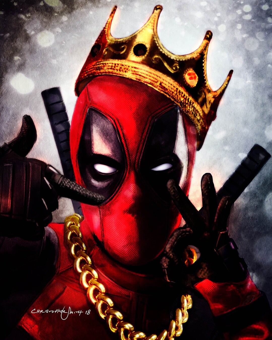 Notorious Mr. Pool - 16x20 Print - Etsy
