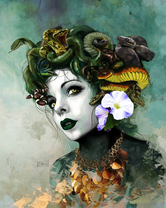 Medusa 8x10 Print | Etsy