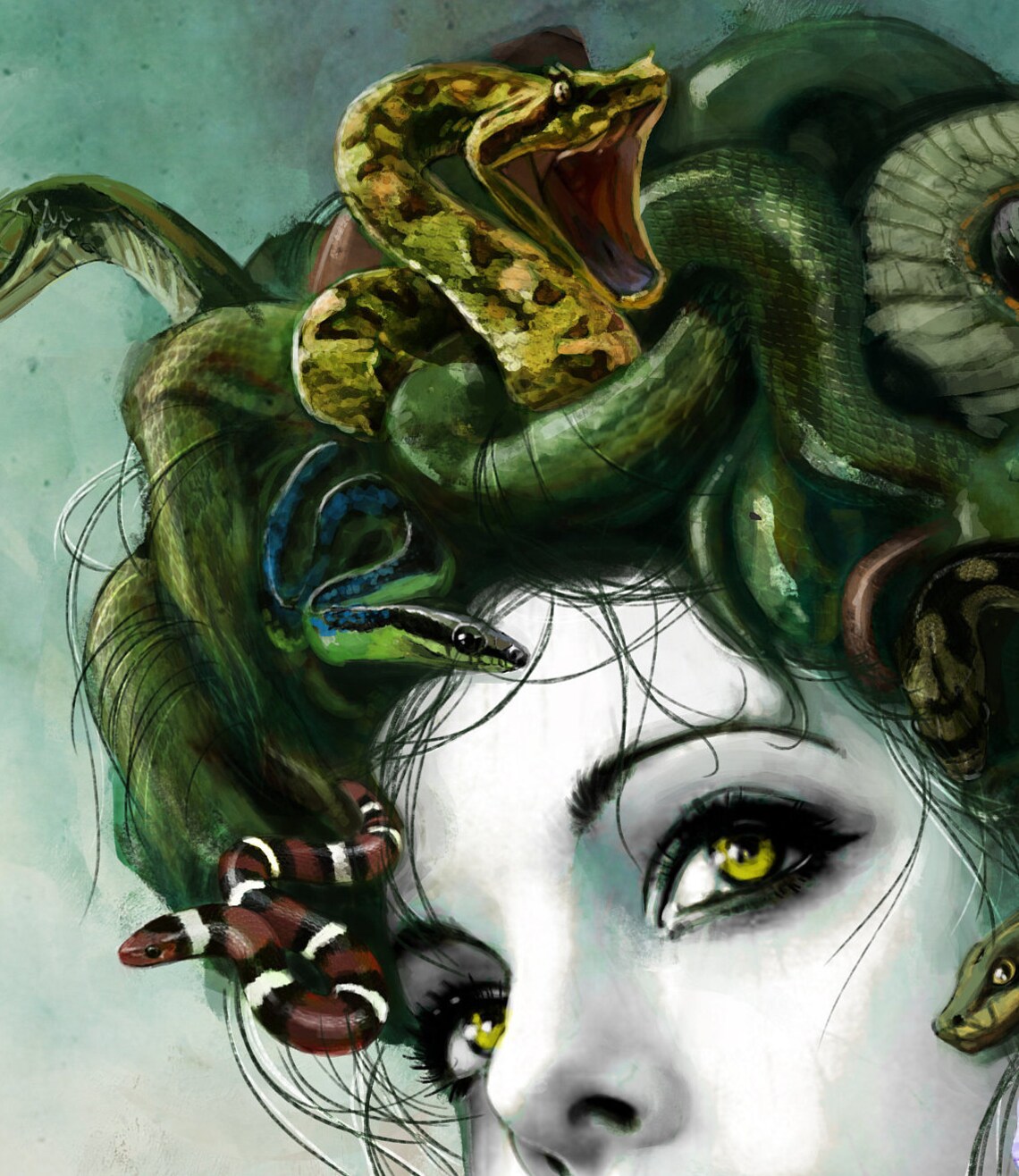 Medusa 8x10 Print | Etsy