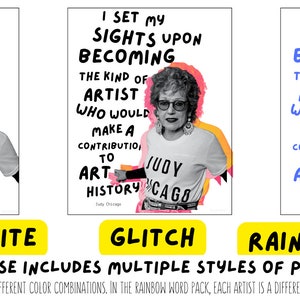 Famous Artist Quote Poster Pack (6) VOL 2. Women in Art - Etsy