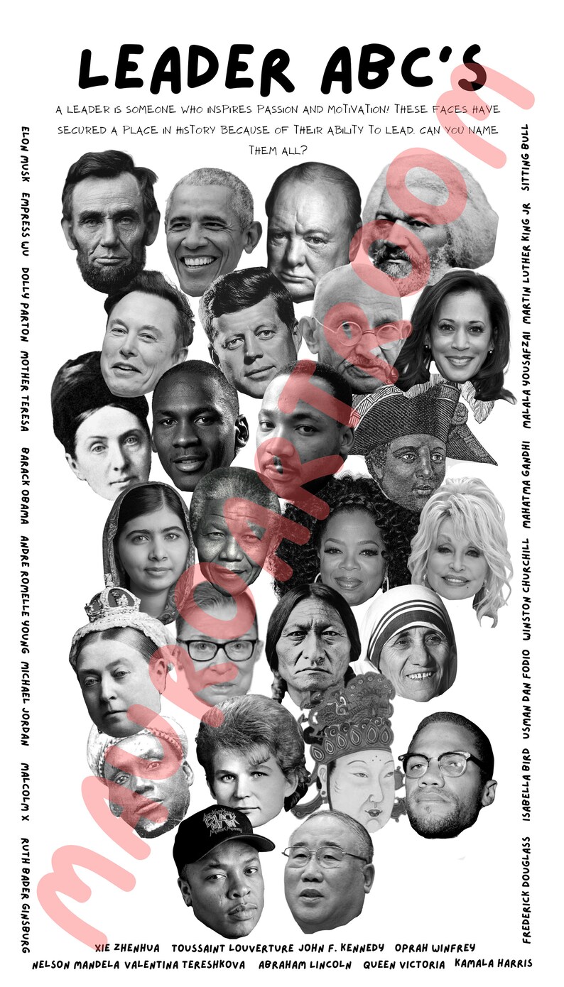 Leader Abc's Poster / Classroom Poster / SEL - Etsy