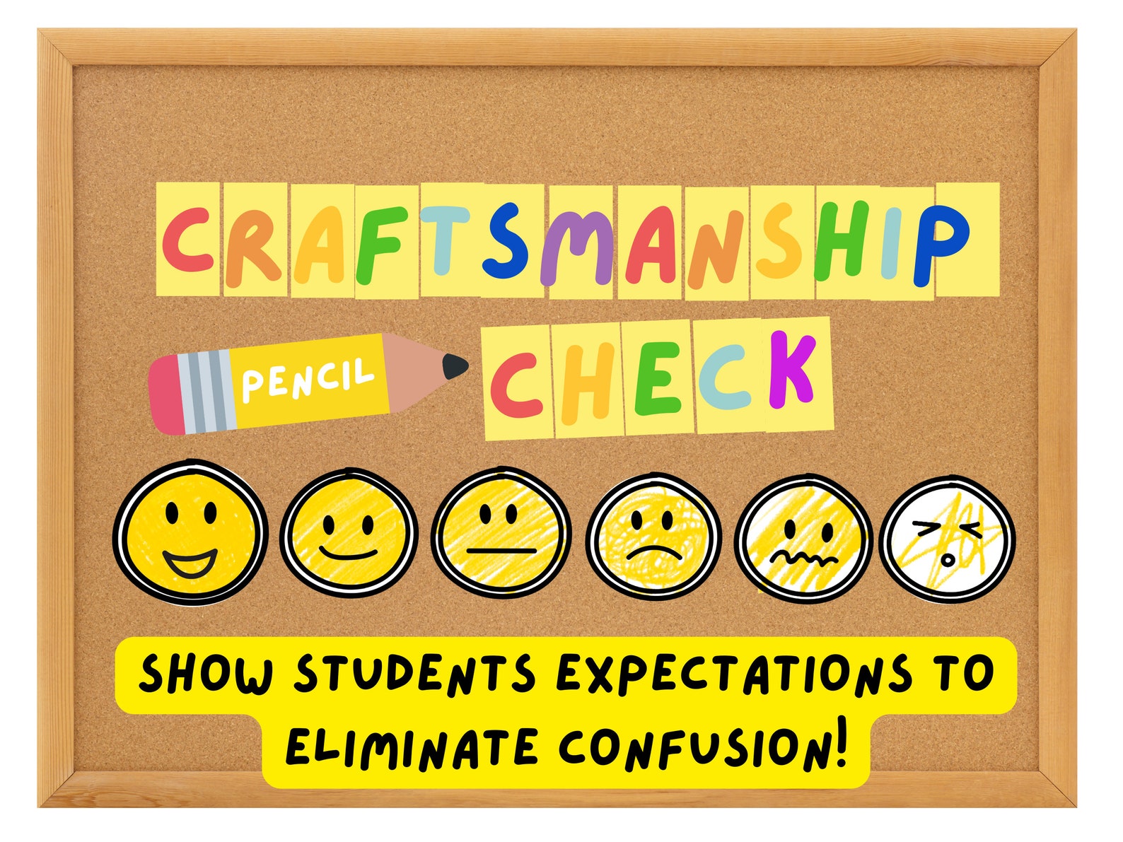 Craftsmanship Visual / Art Class Bulletin Board / Art Teacher Resource ...