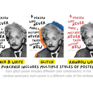 Famous Scientist Quote Poster Pack (6) - Etsy