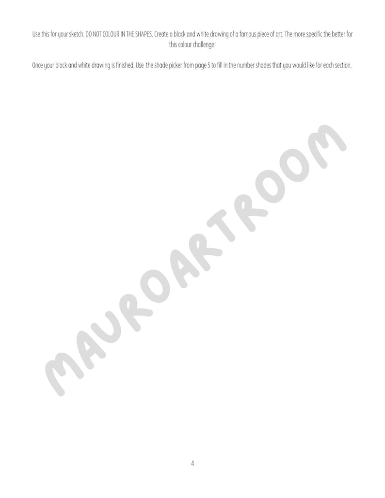 Color Theory Study : Mystery Color Worksheet / Sub Plans / Art - Etsy