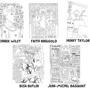 Famous Artist Black History Month - Collaborative Poster / Coloring ...