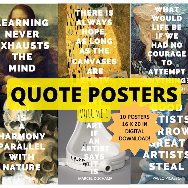 Custom Quote Poster - Etsy