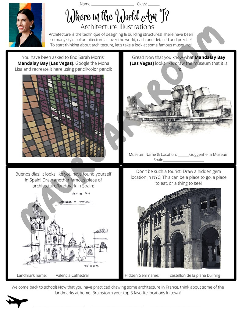 Where in the World Am I Art History Lesson / Museum Scavenger - Etsy