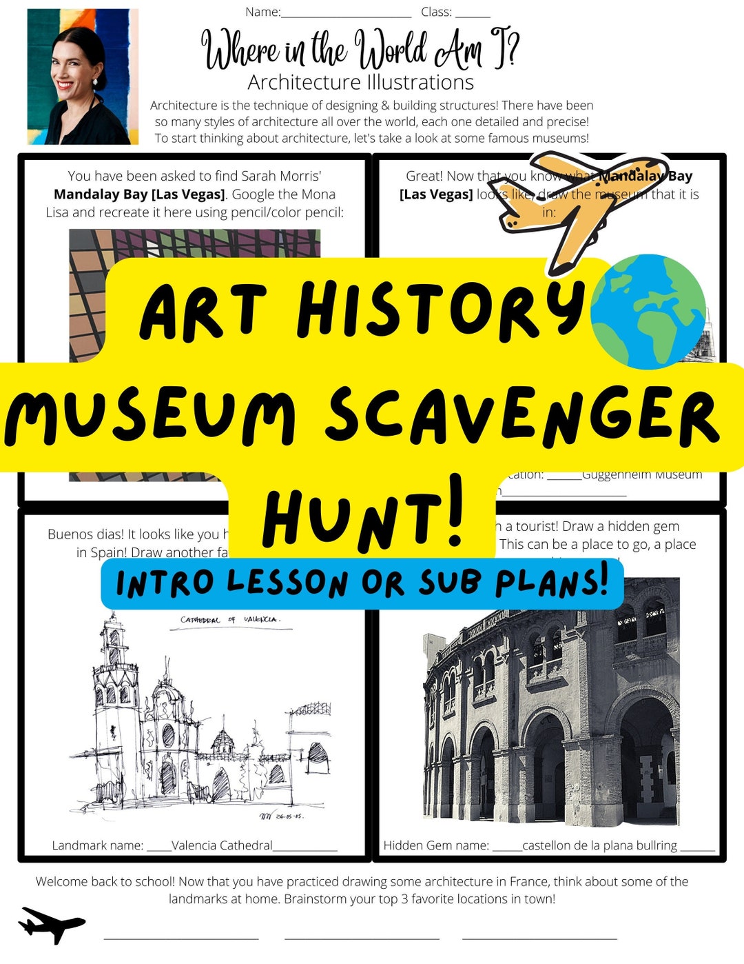 Where in the World Am I? Art History Lesson / Museum Scavenger Hunt ...