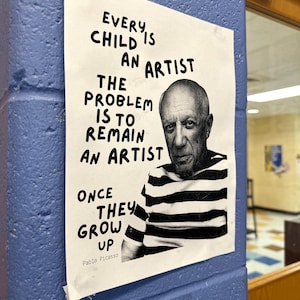 Famous Artist Quote Poster Pack (6) - Etsy