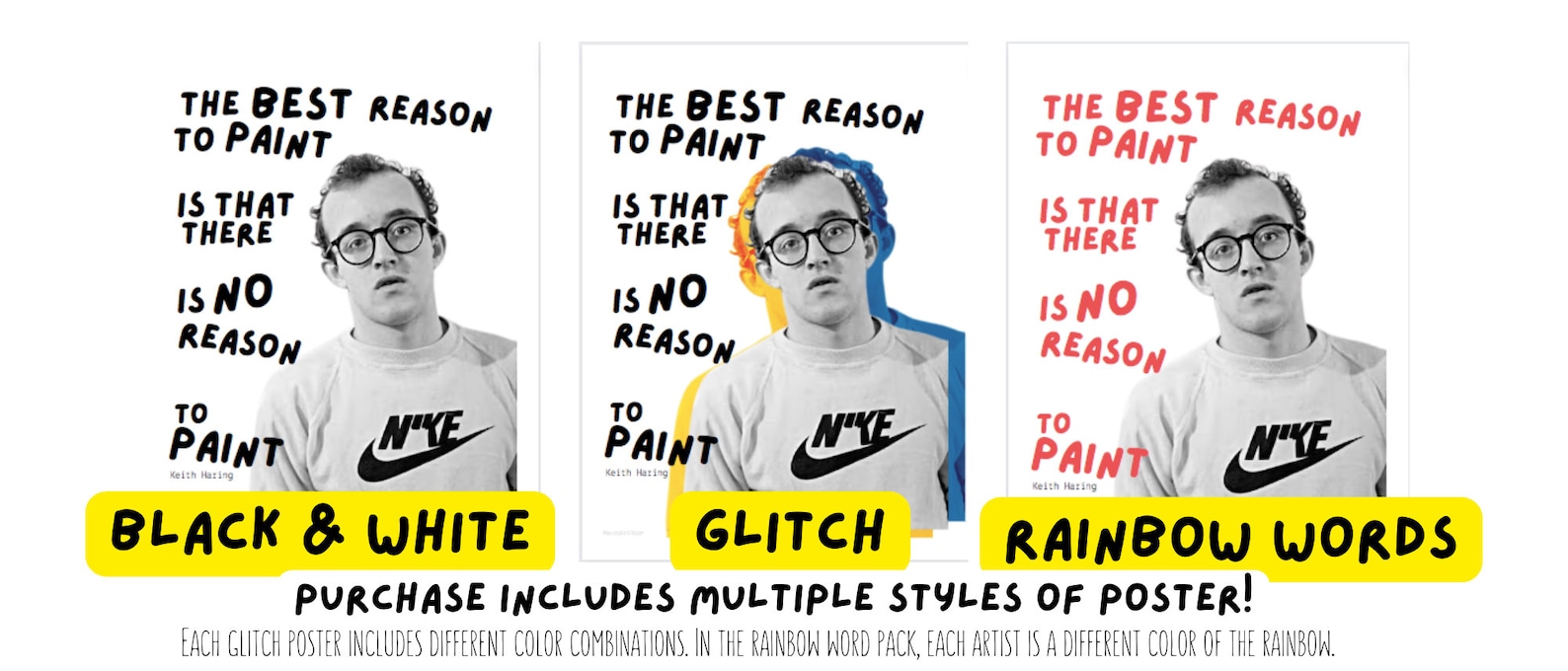 Famous Artist Quote Poster Pack (6) - Etsy