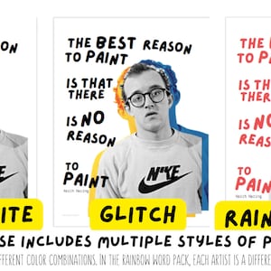 Famous Artist Quote Poster Pack (6) - Etsy