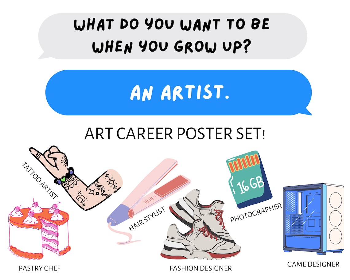 An Artist Poster Pack - Art Career Visuals - Art Teacher Poster ...