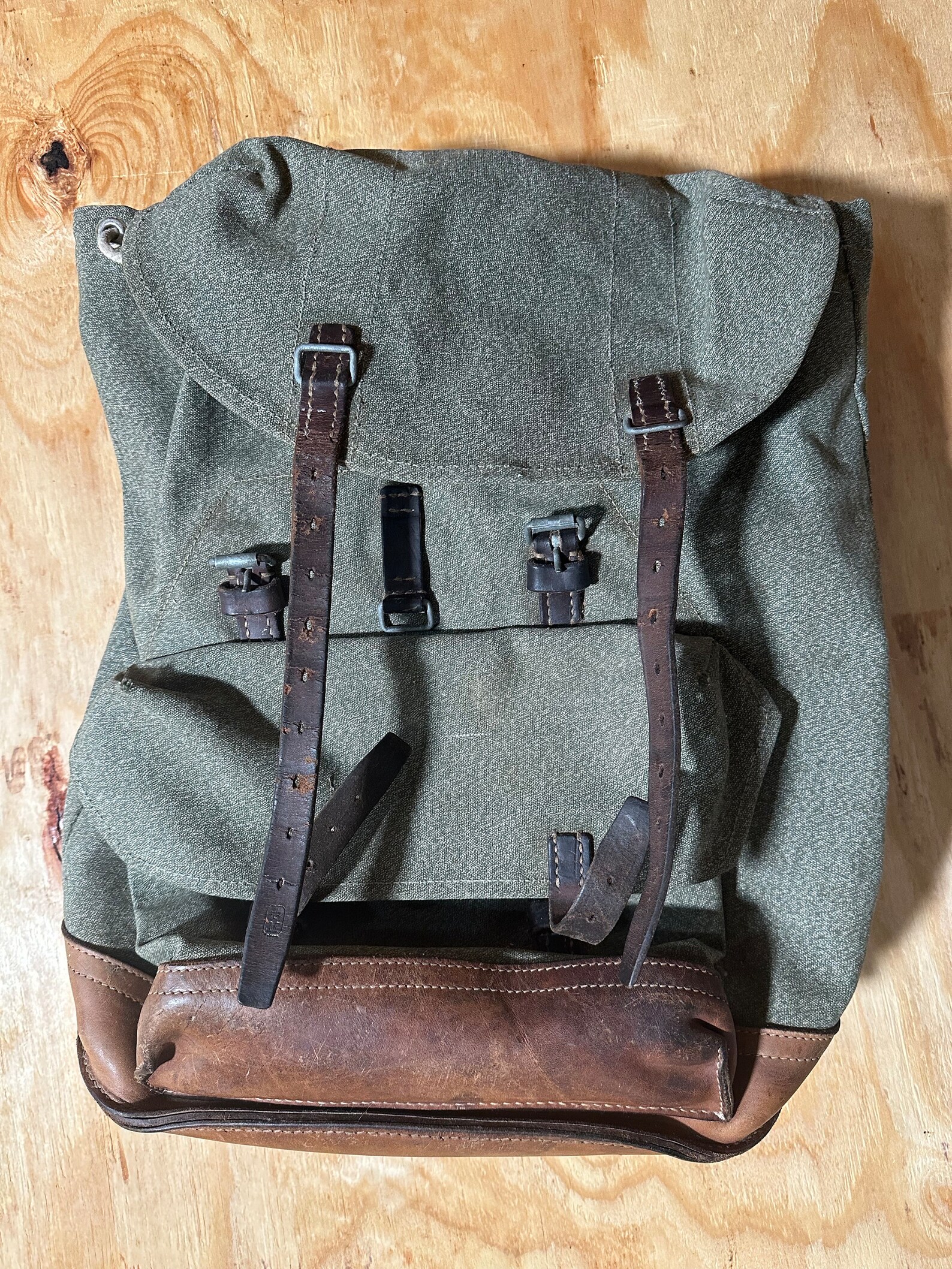 1961 Swiss Mountain Ruck Sack Salt and Pepper Original 0116 - Etsy