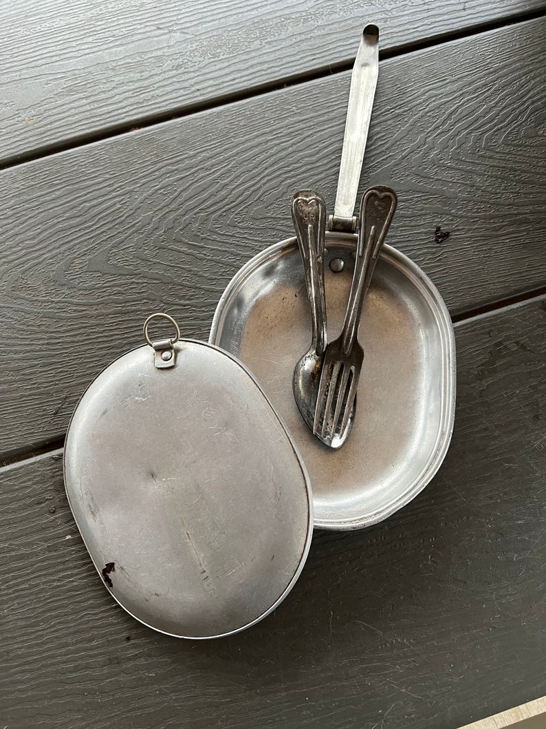 1918 Mess Kit. Meat Can With Utensiles (0037) - Etsy