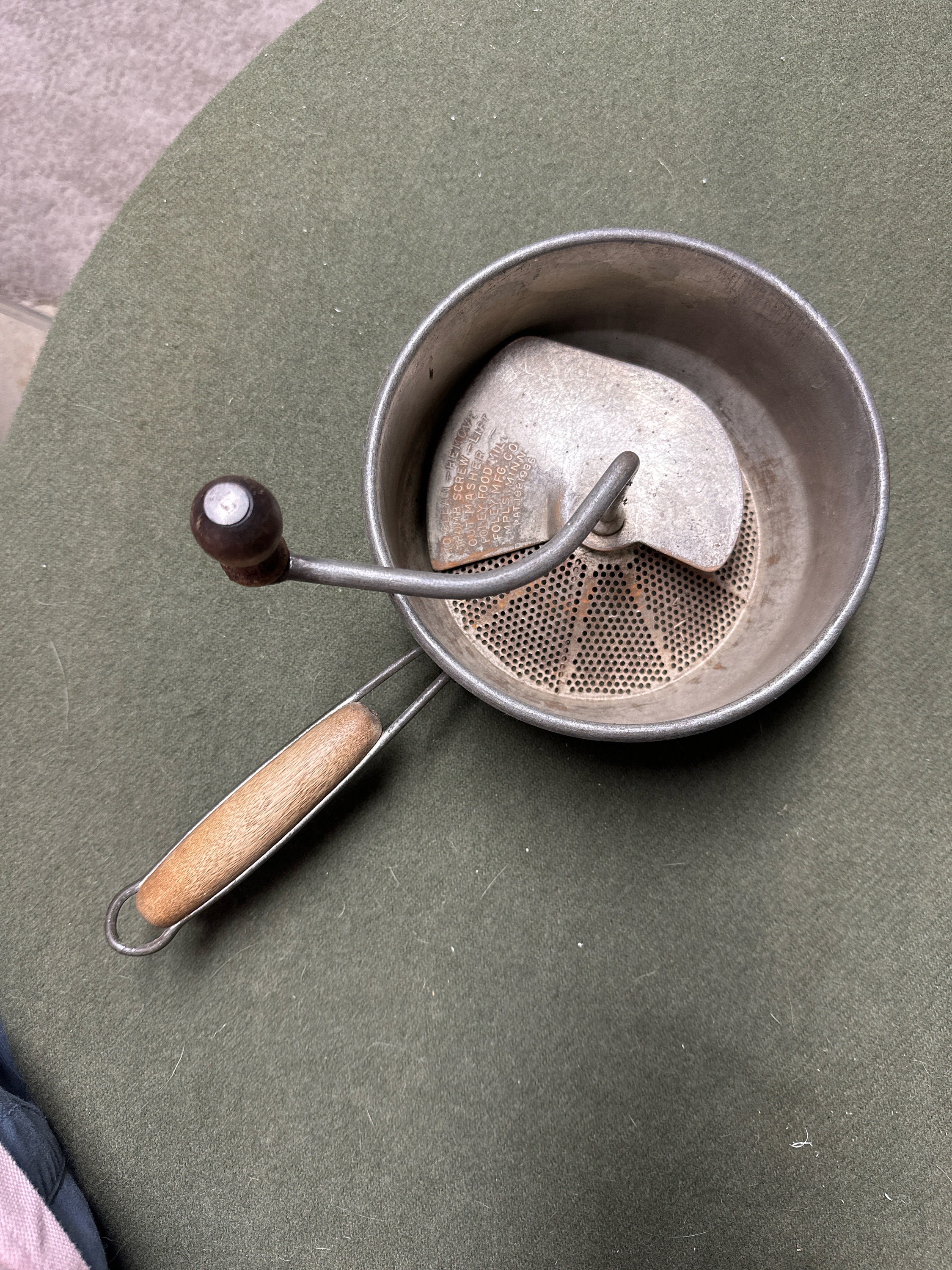 Vintage Food Mill Foley Brand 0199 - Etsy