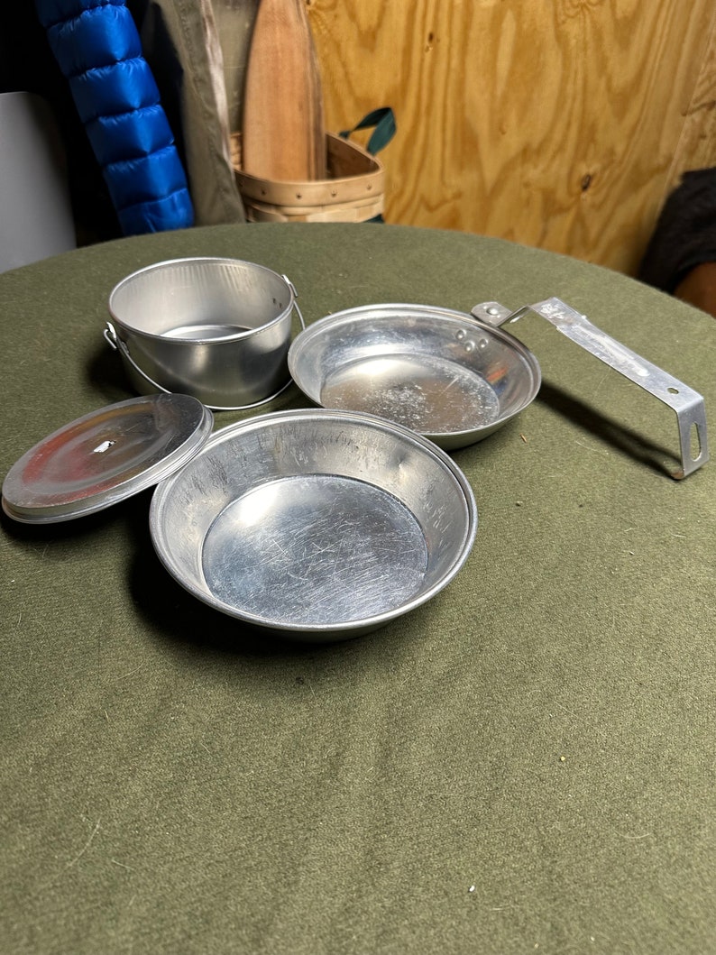 Girl Scout Mess Kit Aluminum 0151 Etsy