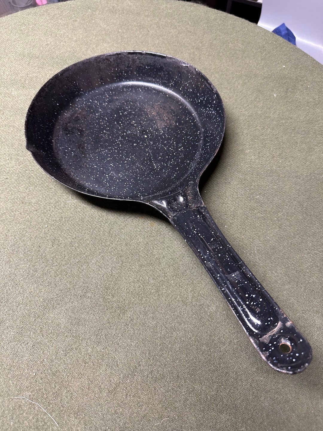 Cowboy Skillet Cold Handle Type Graniteware 10” (0212) - Etsy