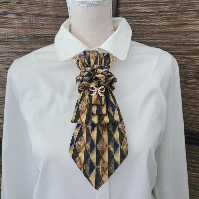 Upcycled Necktie Necklace - Etsy