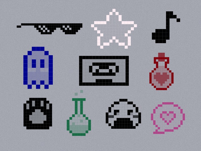 Pixel Stamps for Procreate. Procreate Pixel Art. Procreate Game ...