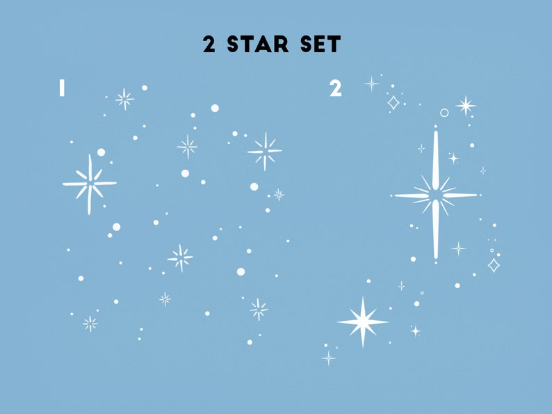 Procreate Brushes | Star Doodle Brushset | Star Procreate Stamps ...