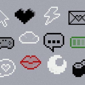 Pixel Stamps for Procreate. Procreate Pixel Art. Procreate Game ...