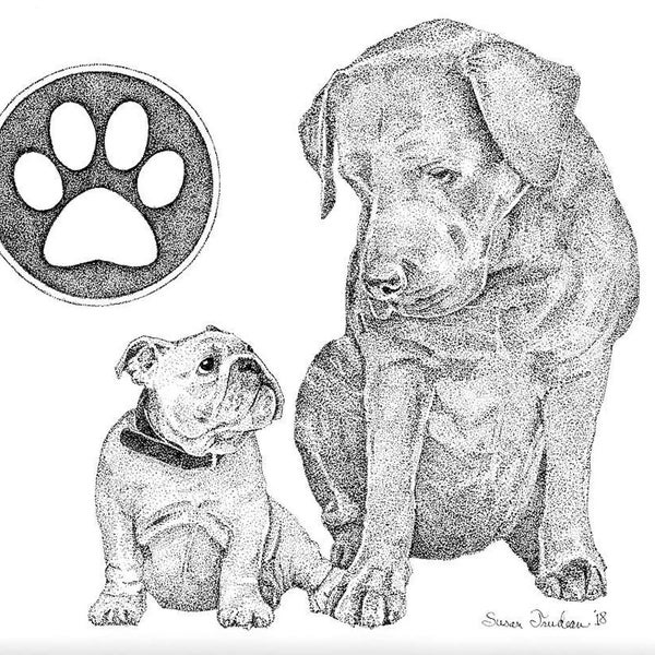 Realistic Dog - Etsy
